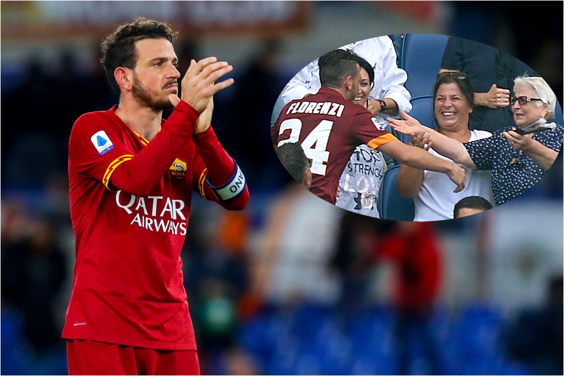 Florenzi rememora la amenaza que le hizo De Rossi tras abrazar a su ...