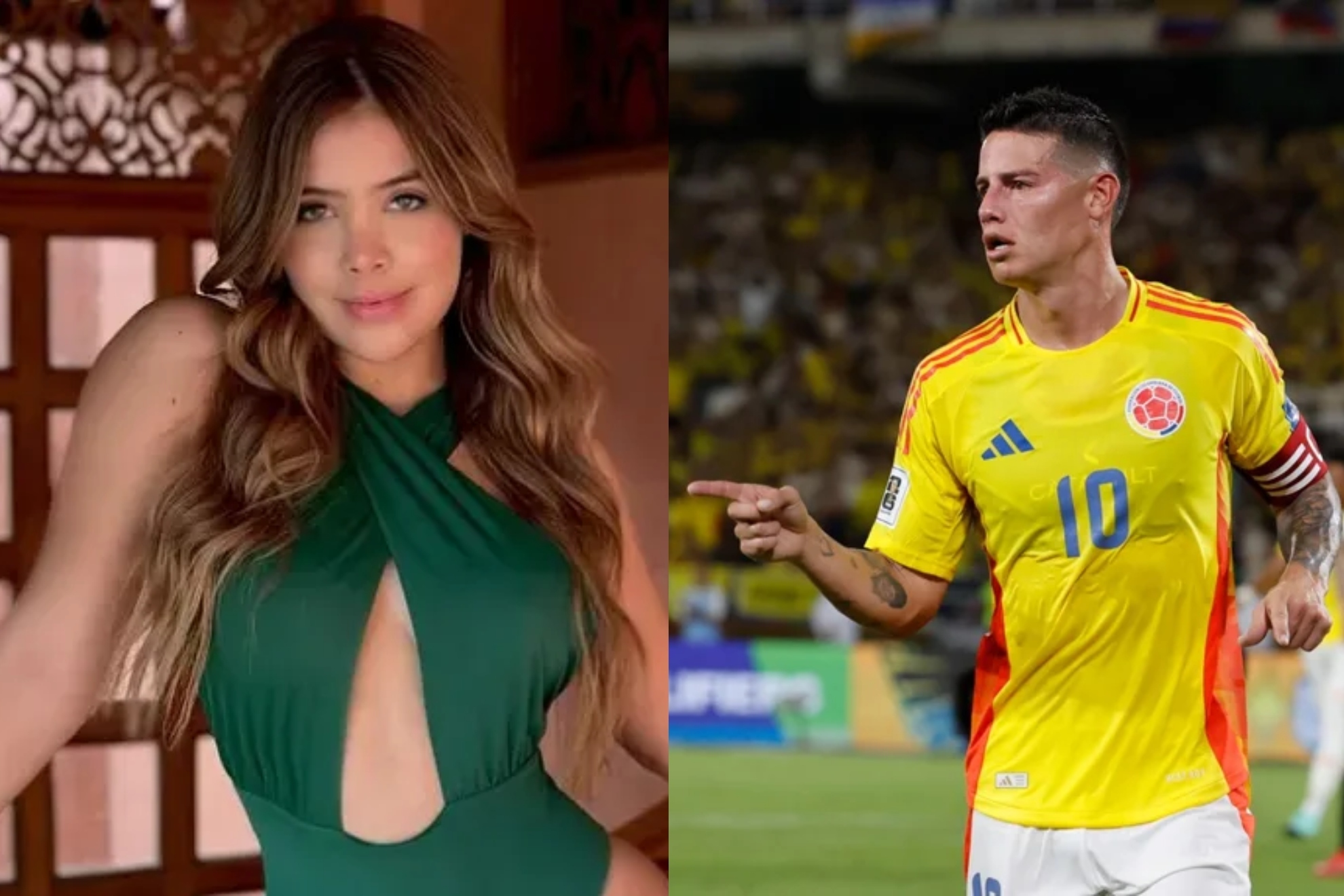 James Rodríguez y Luisa Duque: el gesto viral con su novia en la ...