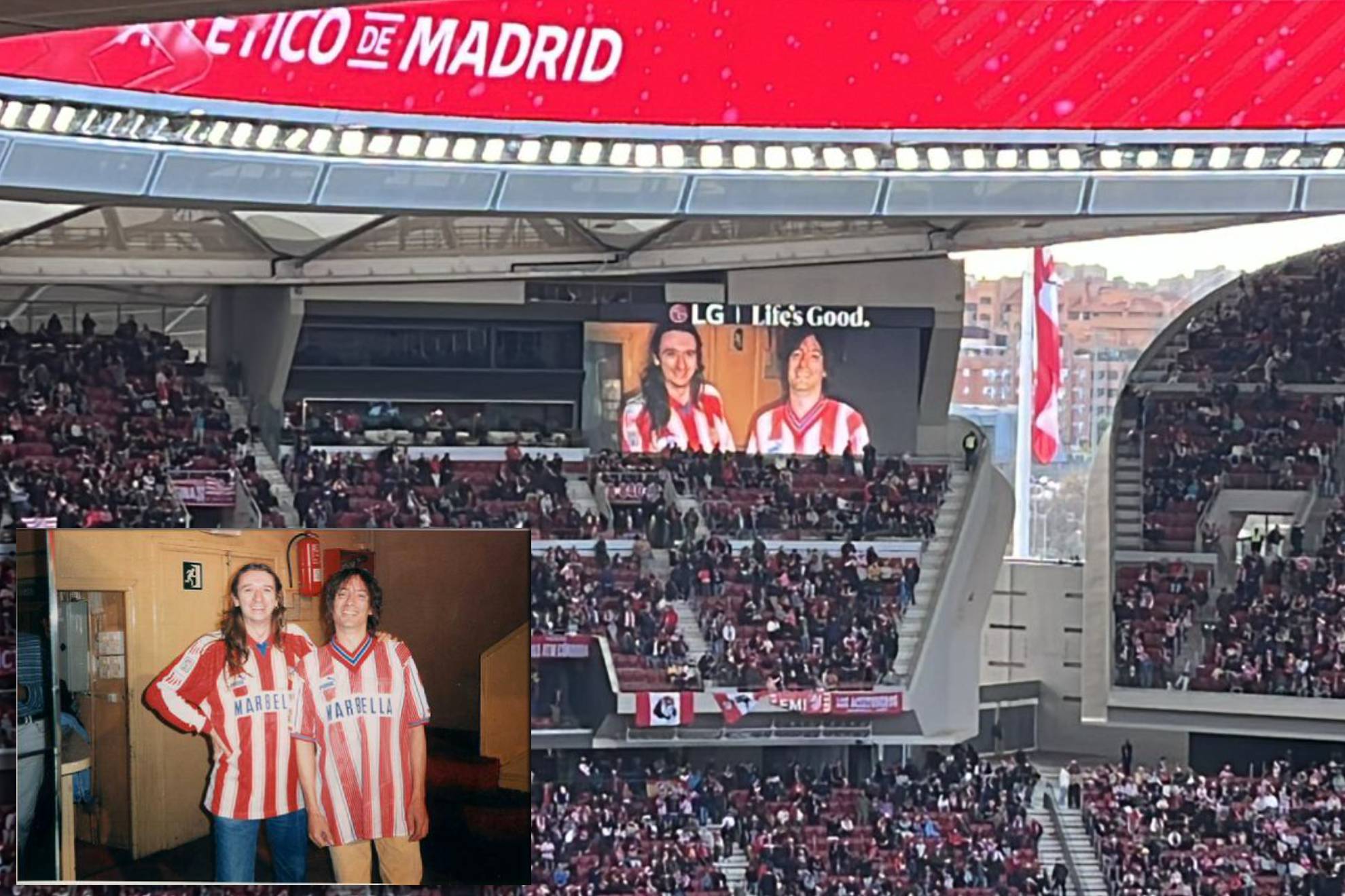 Así fue el homenaje a Robe del Atlético en el Metropolitano ...