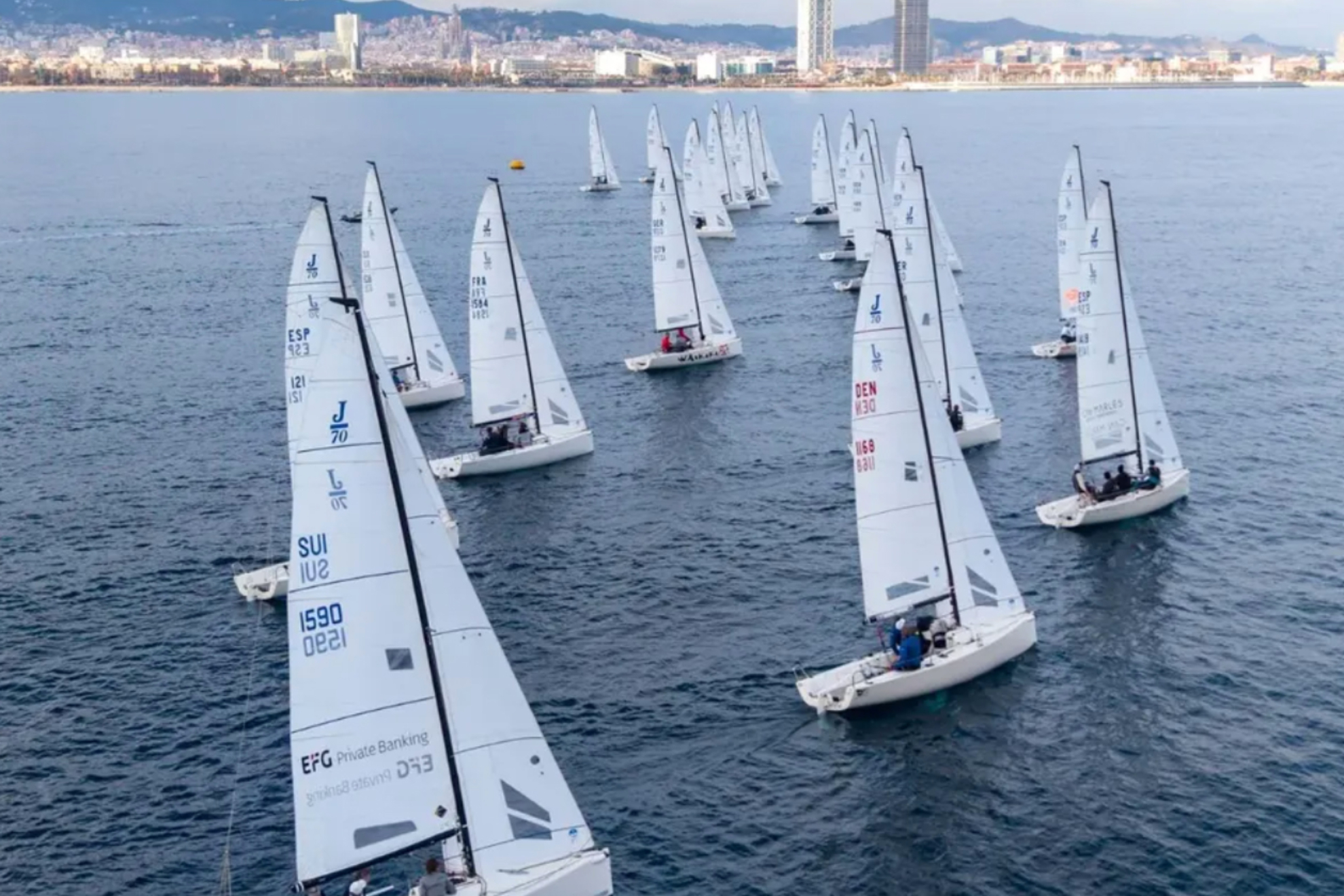 Diva gana el cuarto acto de las Barcelona Winter Series de J70