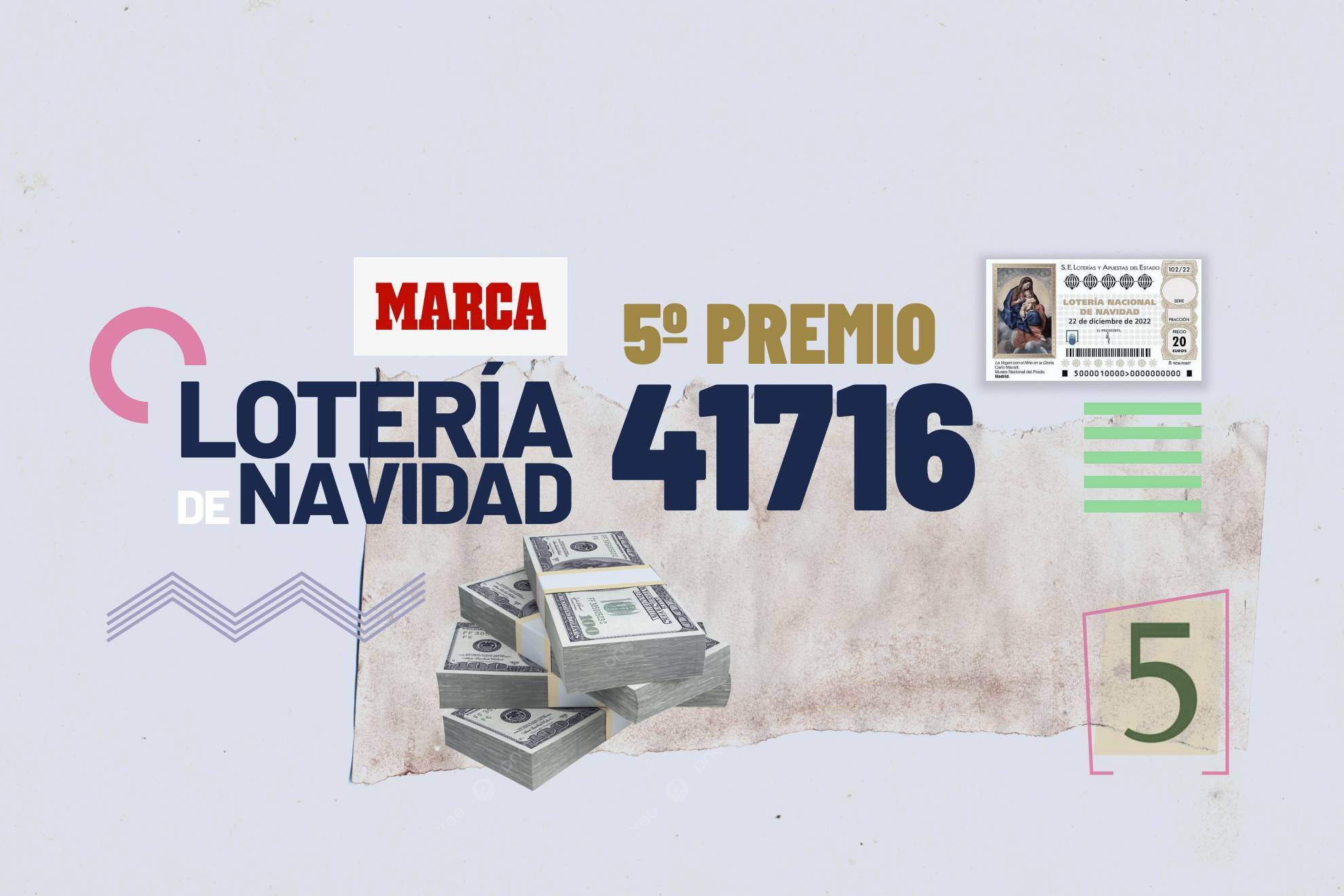 Lista de premios de Lotería Navidad 2025: comprueba todos los números ...