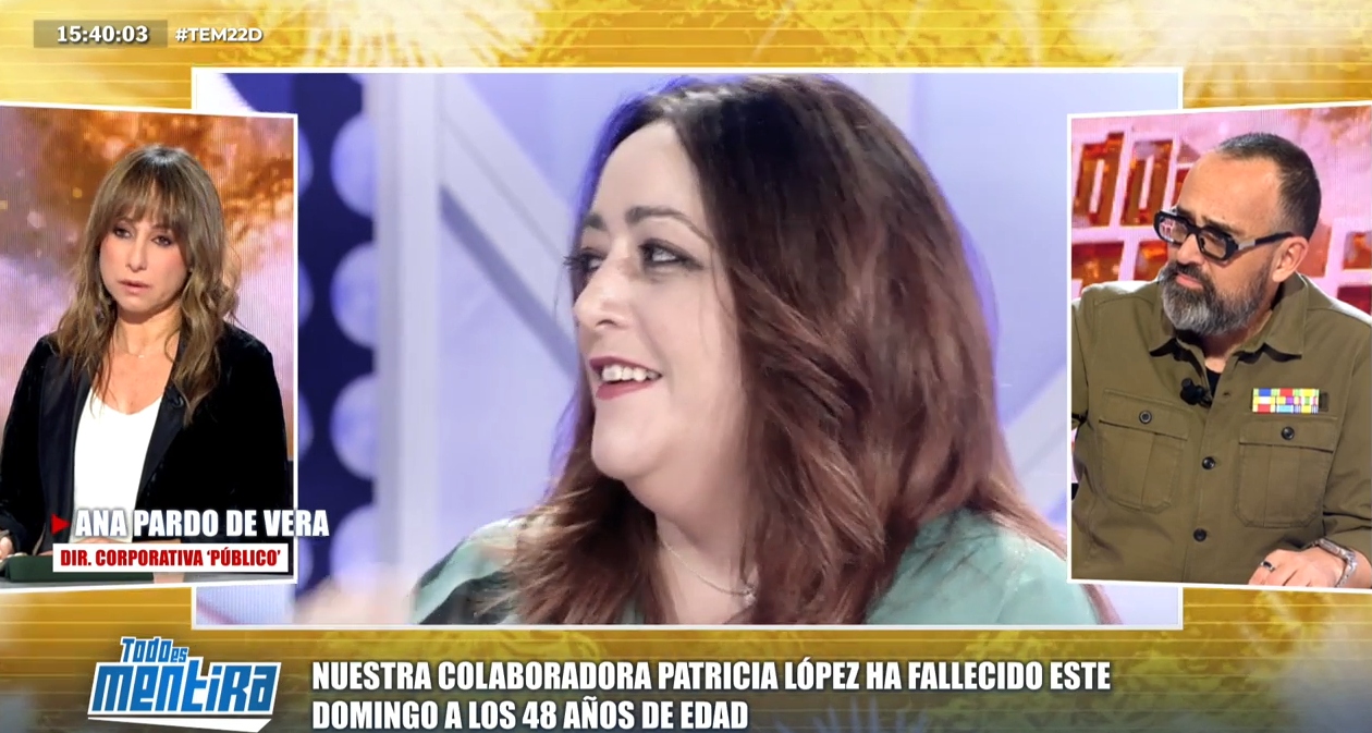 La emotiva despedida de Risto Mejide y ‘Todo es mentira’ a Patricia ...