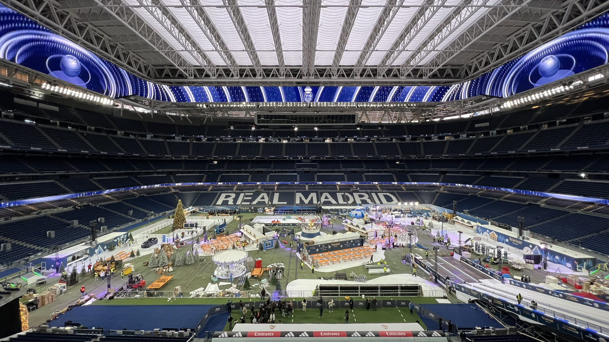 El Bernabéu se prepara para su Navidad más especial