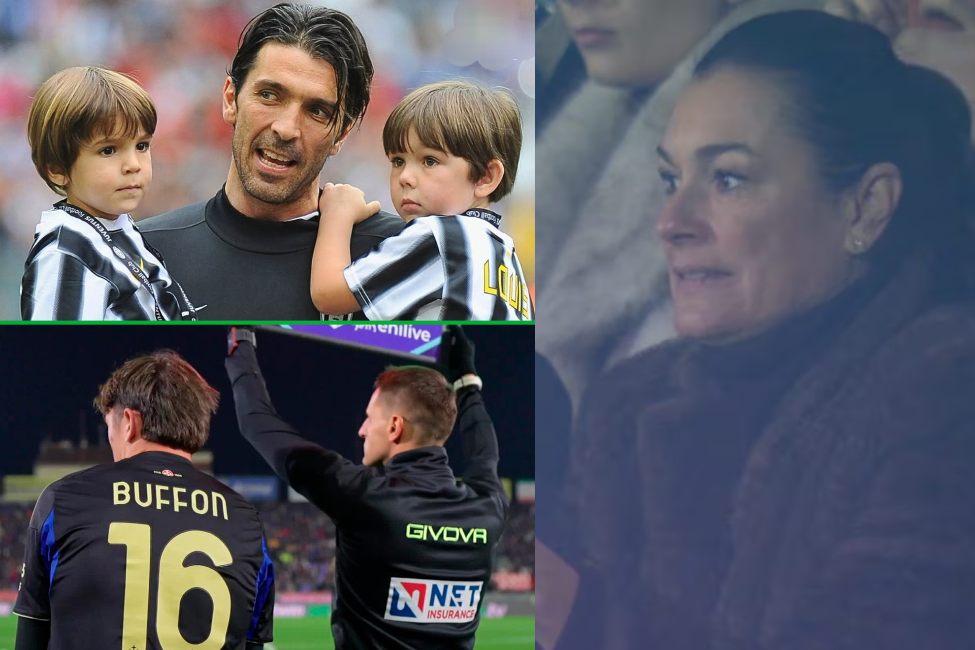 La historia continúa: Louis, hijo de Gianluigi Buffon, debuta bajo la ...