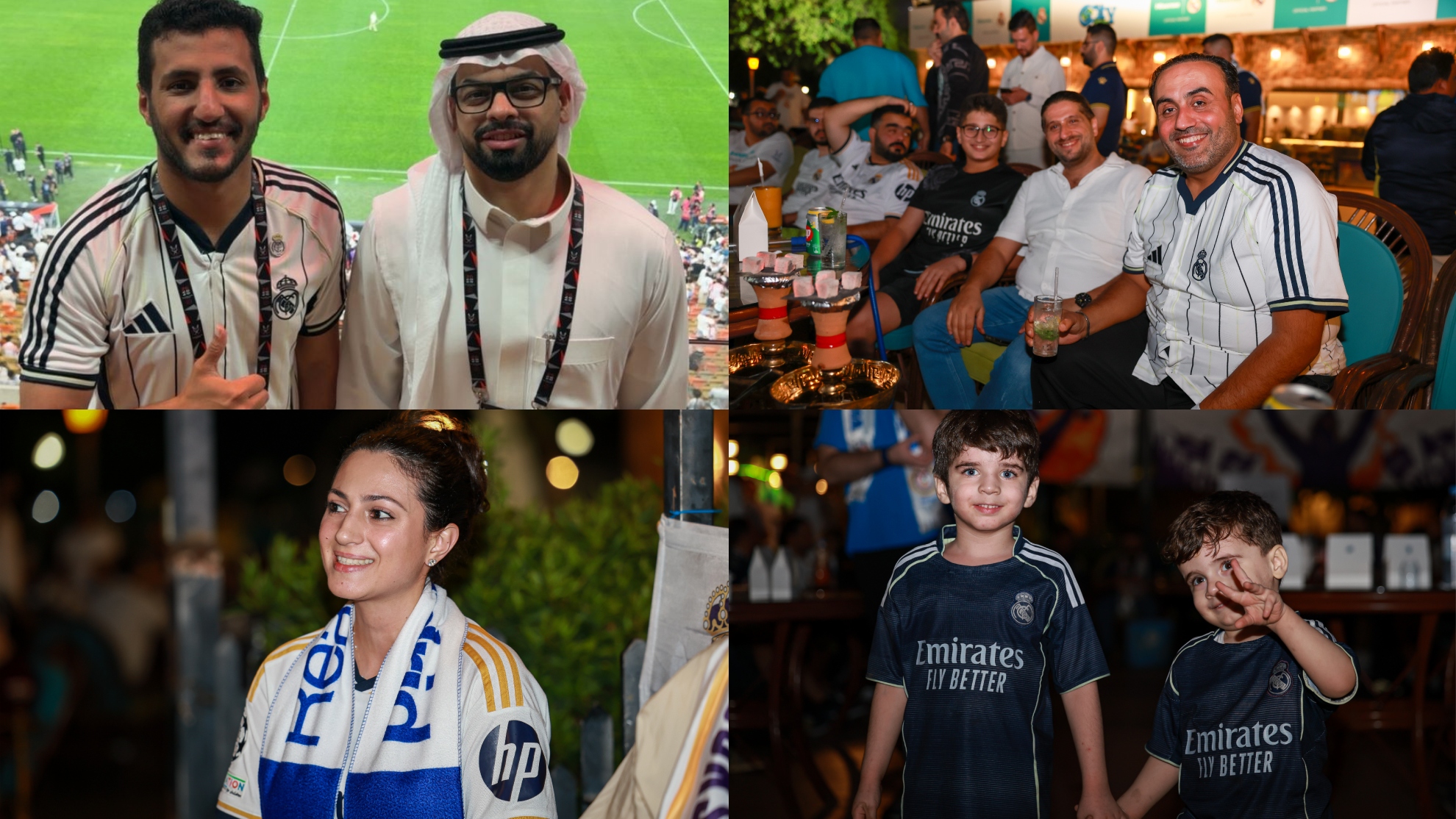 Así late el corazón de fans del Madrid en Arabia, de 3 a más de mil ...