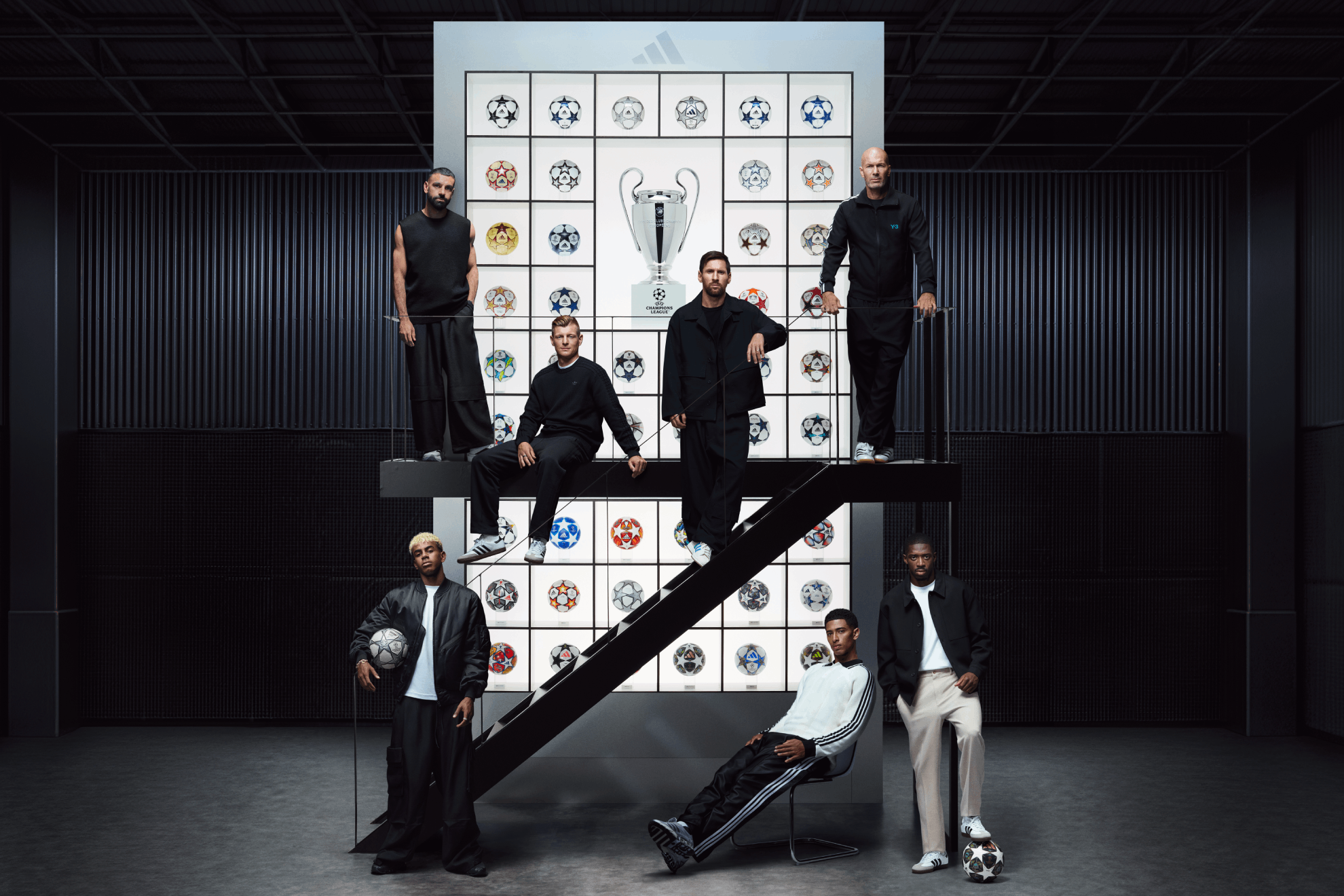 Una imagen histórica: Adidas reúne a siete iconos por el 25 aniversario ...