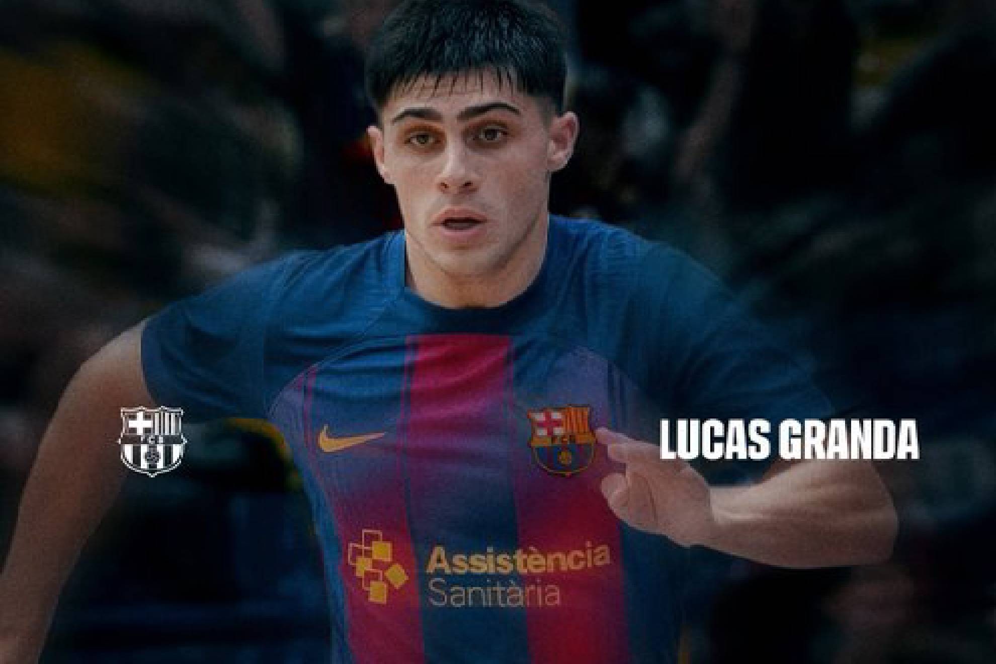 El Barça hace oficial el fichaje del pívot argentino Lucas Granda