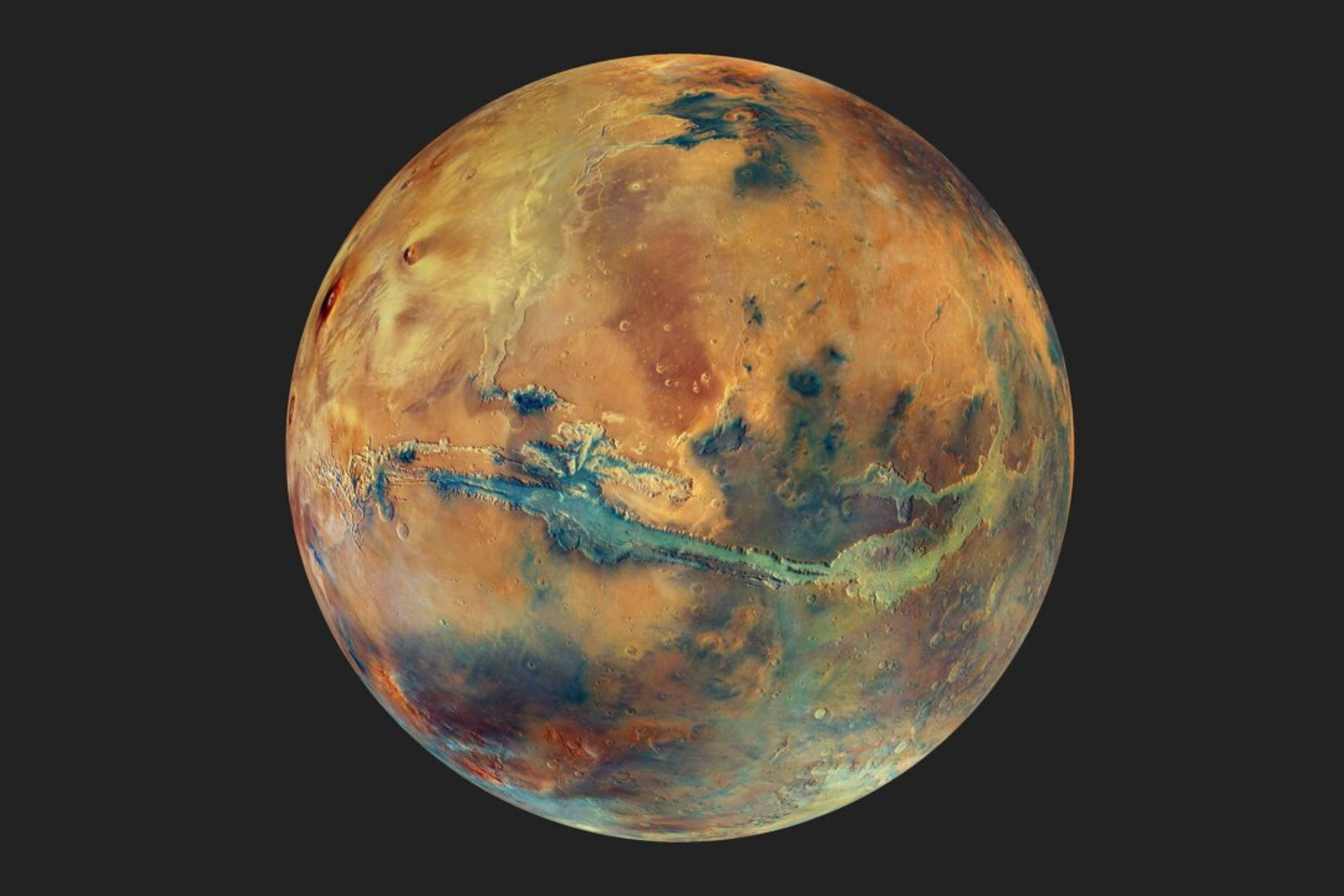 Adiós a la idea de que Marte es el planeta rojo: una fotografía revela ...