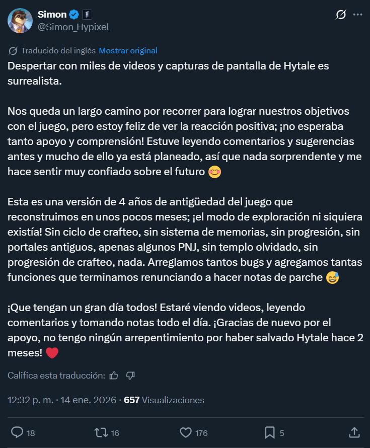 Casi 3 millones de jugadores le han dado la razón: Hytale no necesitaba ...