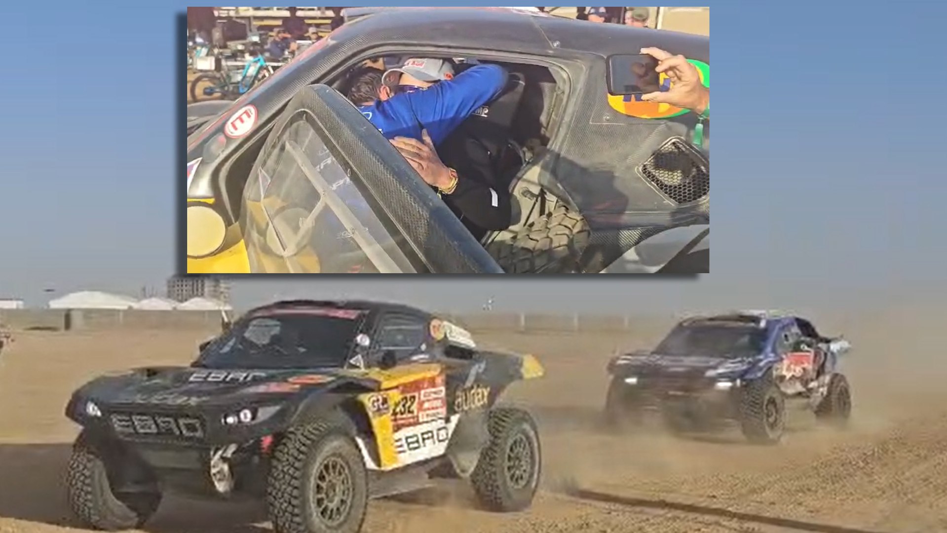 La imagen más cruda del Dakar: "Correr con la clavícula y el esternón ...