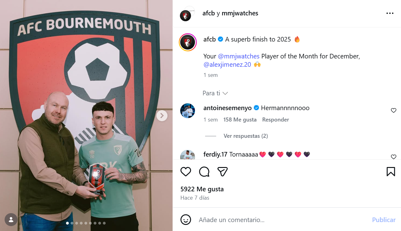 El 'MVP' que 'corona' a Álex Jiménez