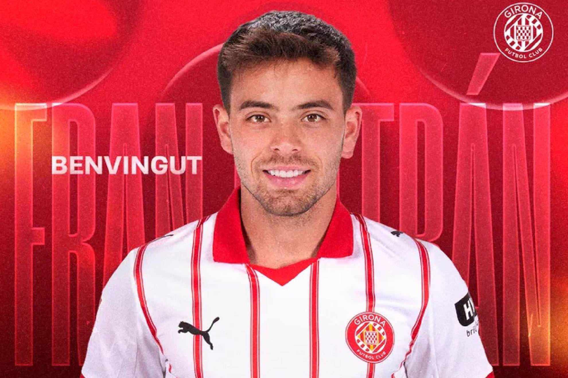 El Girona anuncia el fichaje de Fran Beltrán