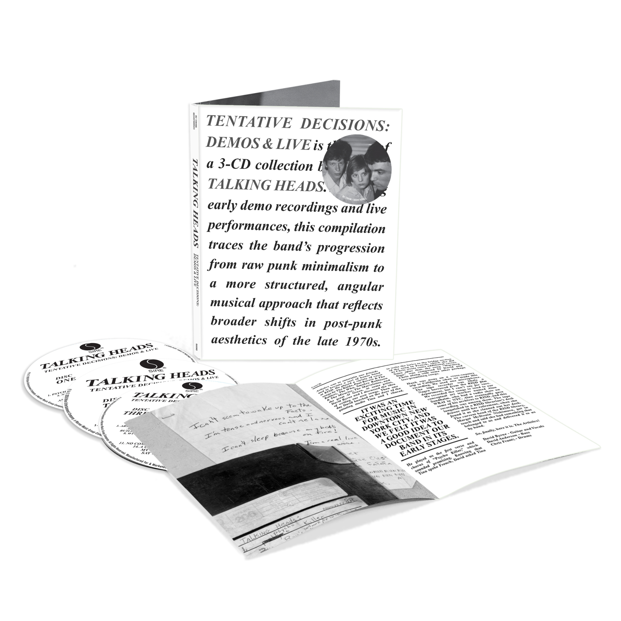 Talking Heads: 'Tentative Decision; Demos & Live'