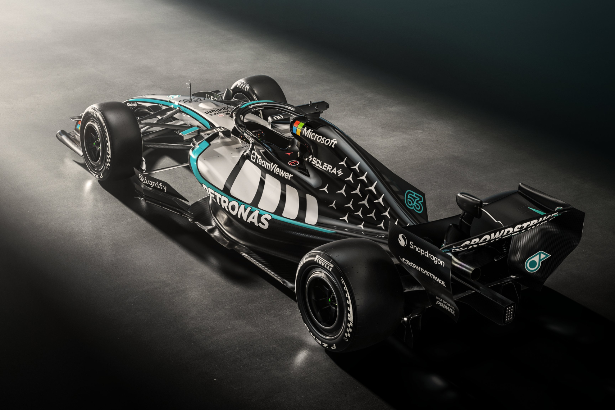 El nuevo W17 de Mercedes: aquí está el gran favorito a la F1