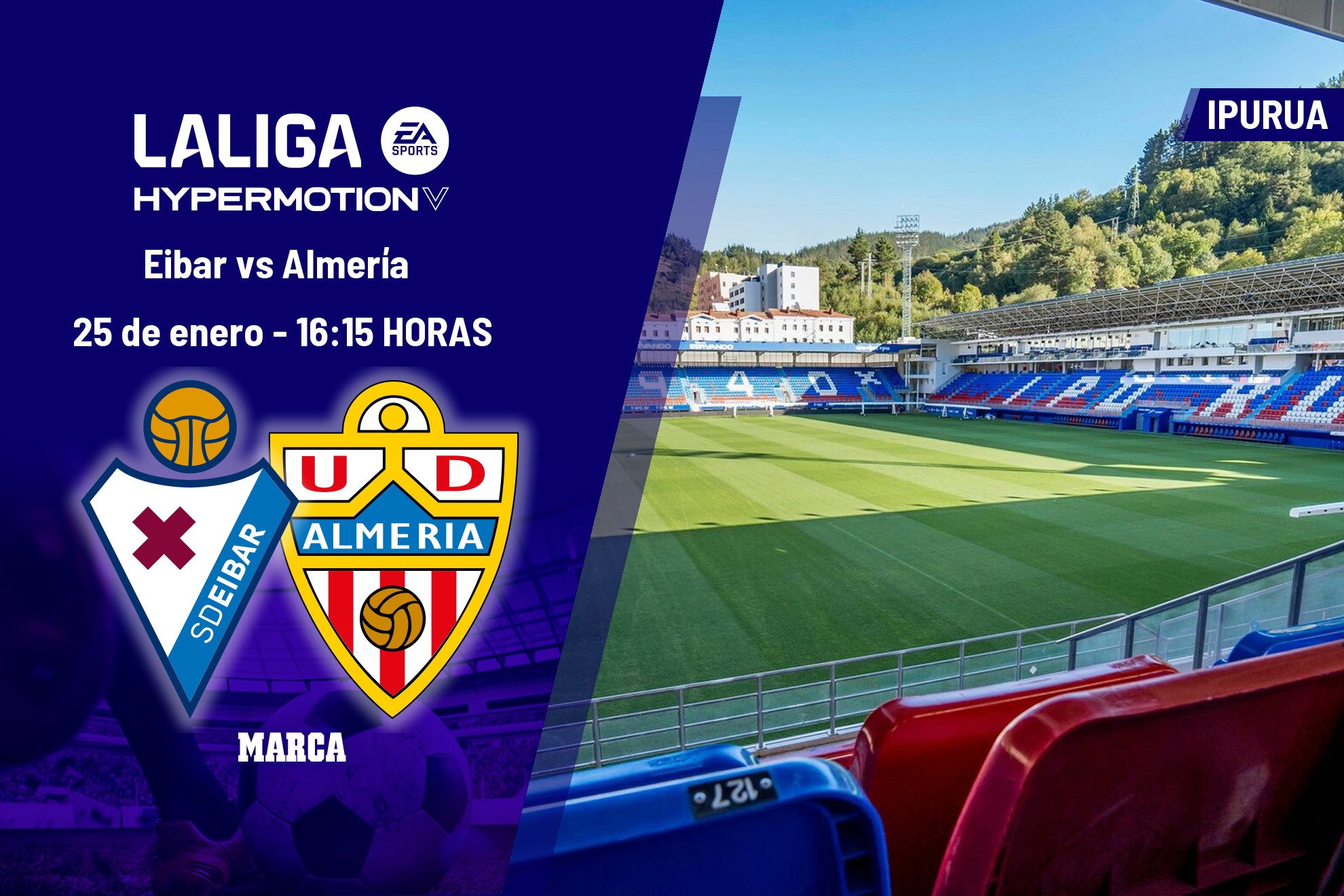Eibar - Almería: horario y dónde ver hoy en TV el partido de Segunda ...