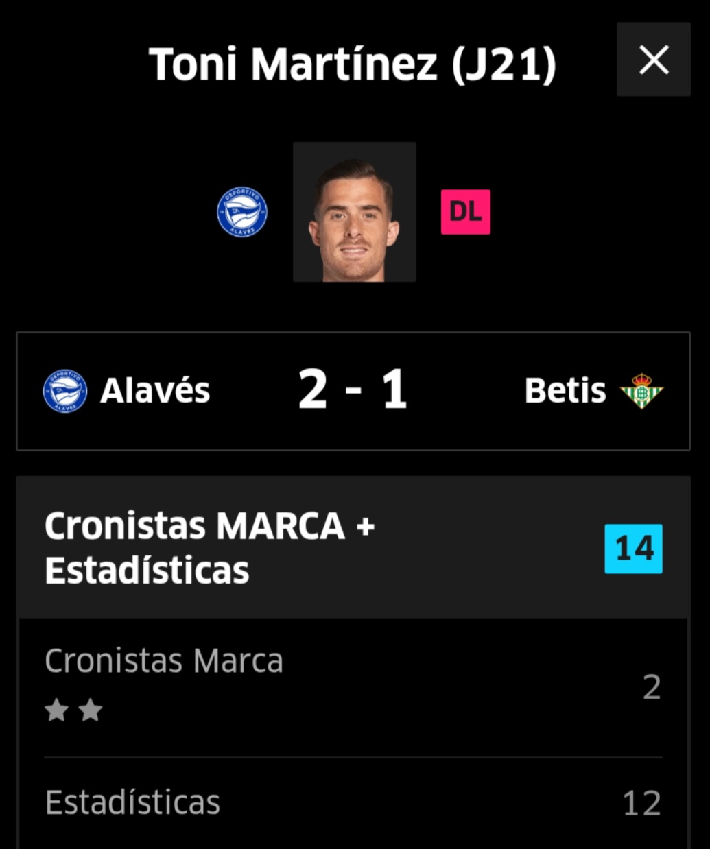 Consulta los puntos de la jornada 21 de LaLiga EA Sports
