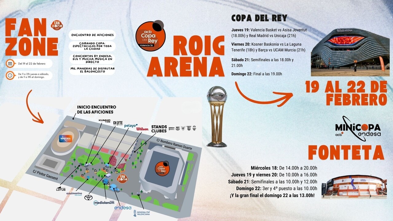 Valencia espera a los aficionados en la Fan Zone más espectacular