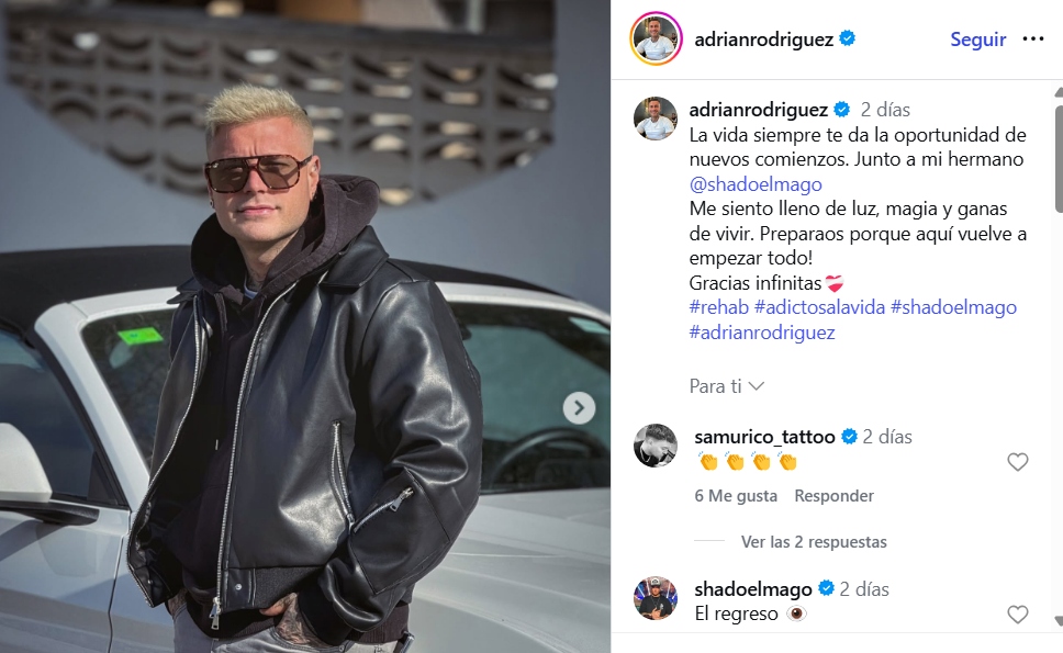 Adrián Rodríguez, conocido por su aparición en 'Los Serrano': "He ...