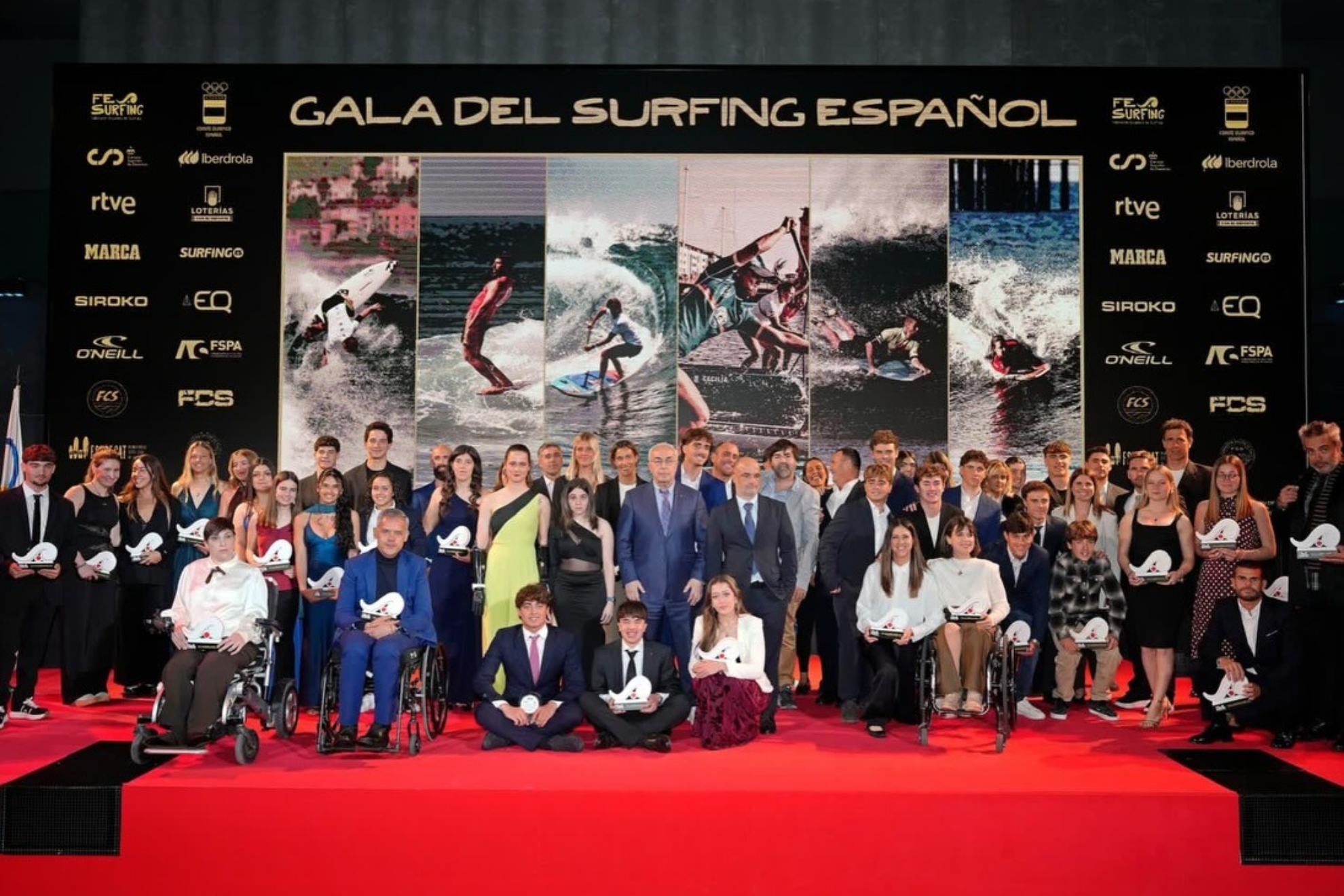 La Federación Española de Surfing reconoce a los mejores de 2025