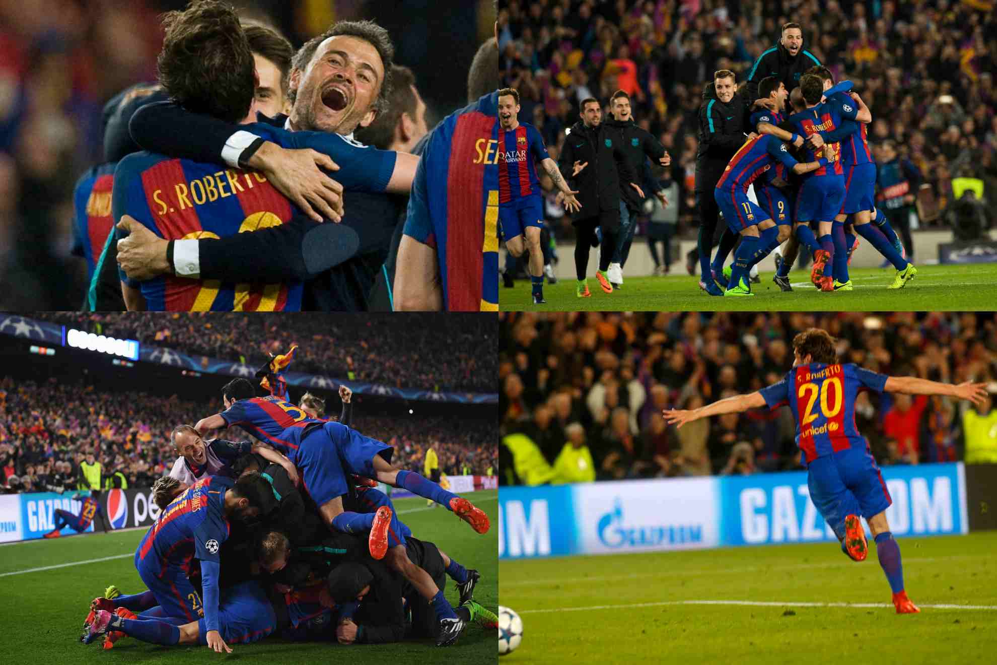 El Barça apela al espíritu de Sergi Roberto para creer en la remontada