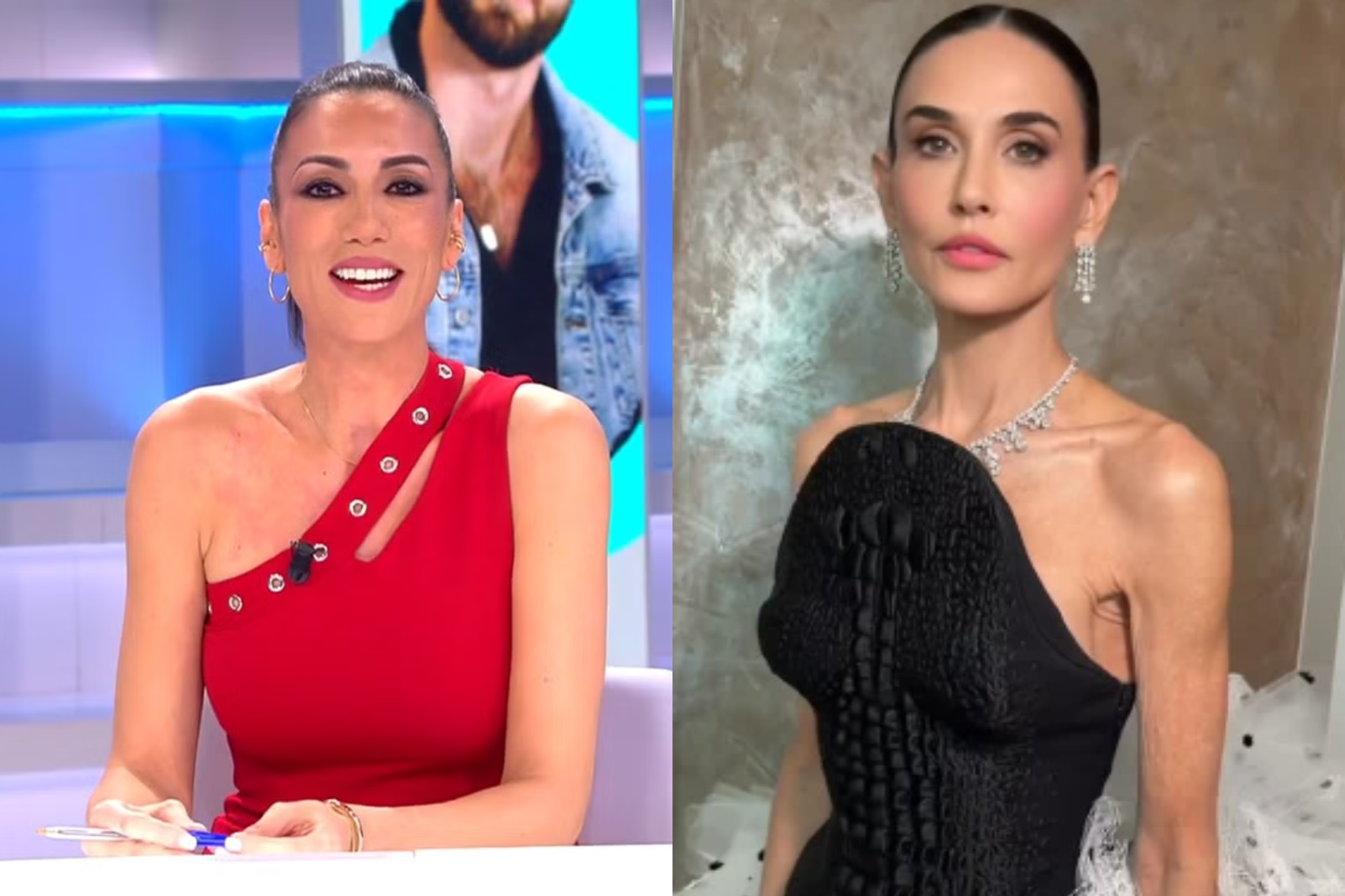Patricia Pardo, acerca del llamativo aspecto físico de Demi Moore ...