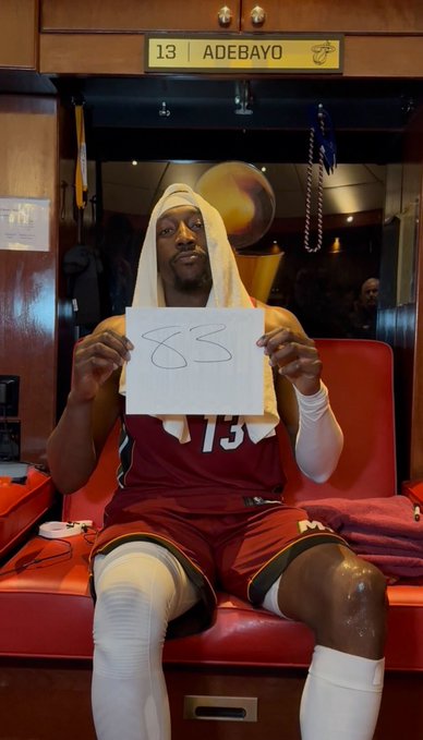 Bam Adebayo supera a Kobe Bryant y mete 83 puntos en un partido NBA ...