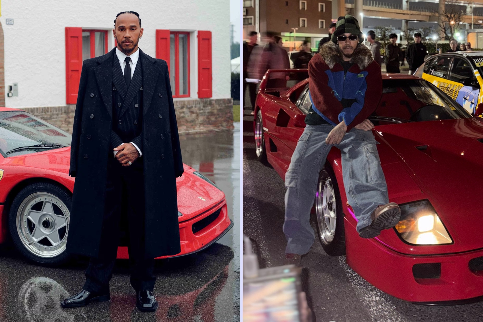 Lewis Hamilton, a lo Vin Diesel: sorprendente aparición con un Ferrari ...