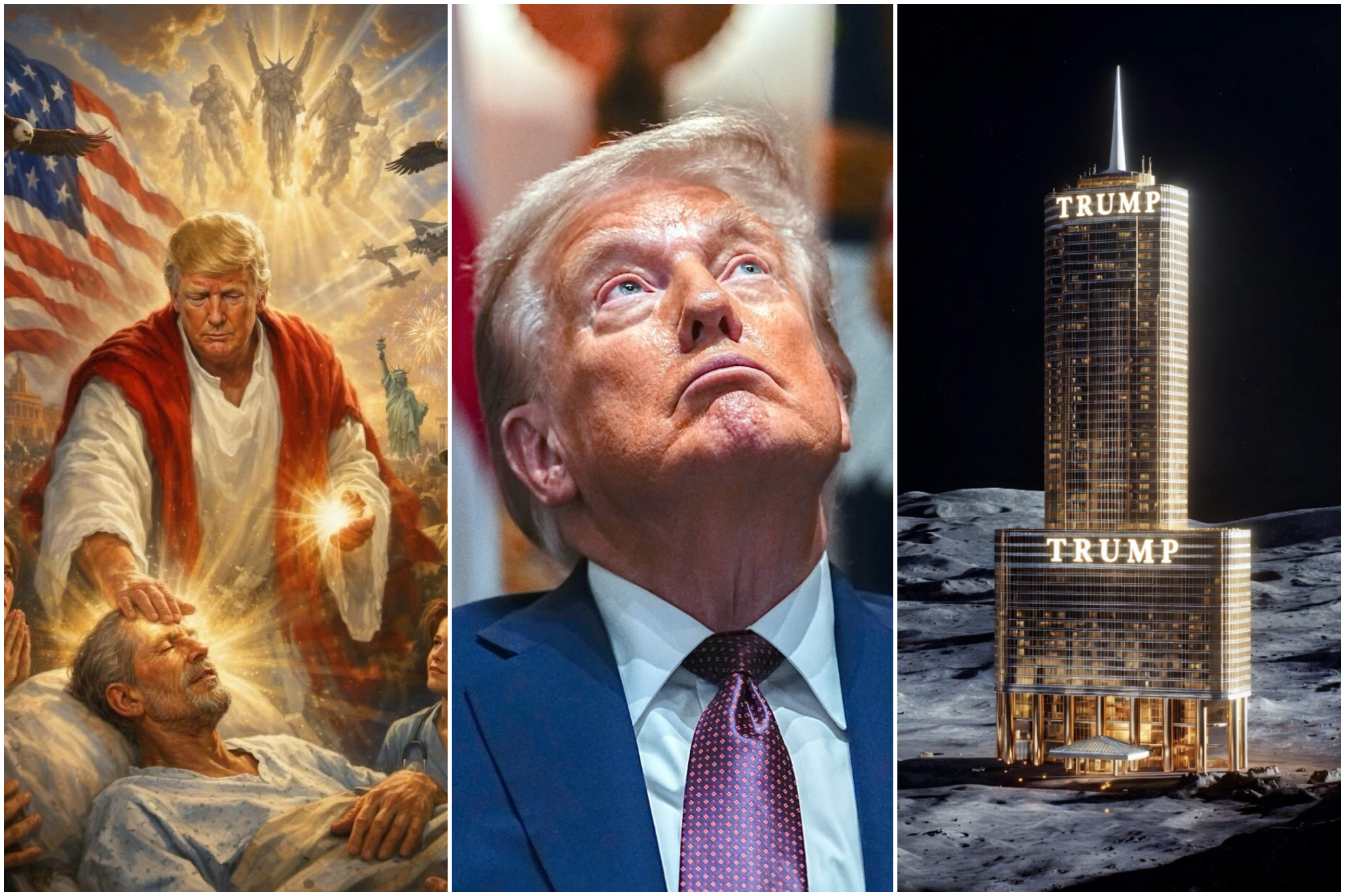 Donald Trump se divierte con la IA: sanando a los heridos y la Torre ...