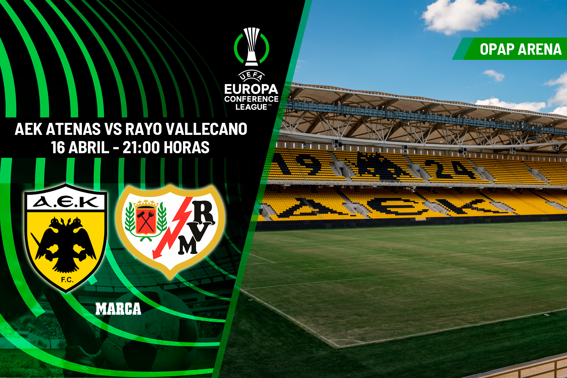 AEK Atenas - Rayo Vallecano: horario, dónde ver hoy en TV y canal del ...