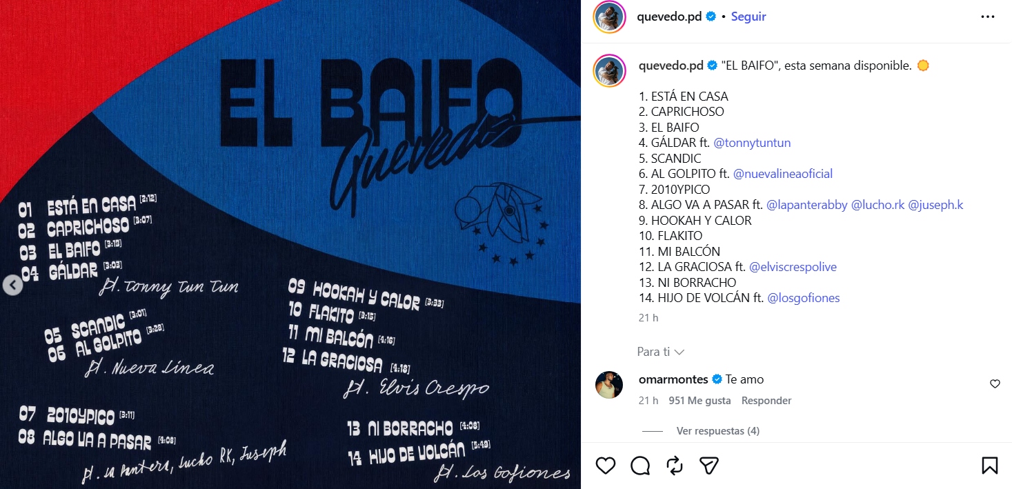 Quevedo anunció su nuevo álbum: cuándo verá la luz, colaboraciones y ...