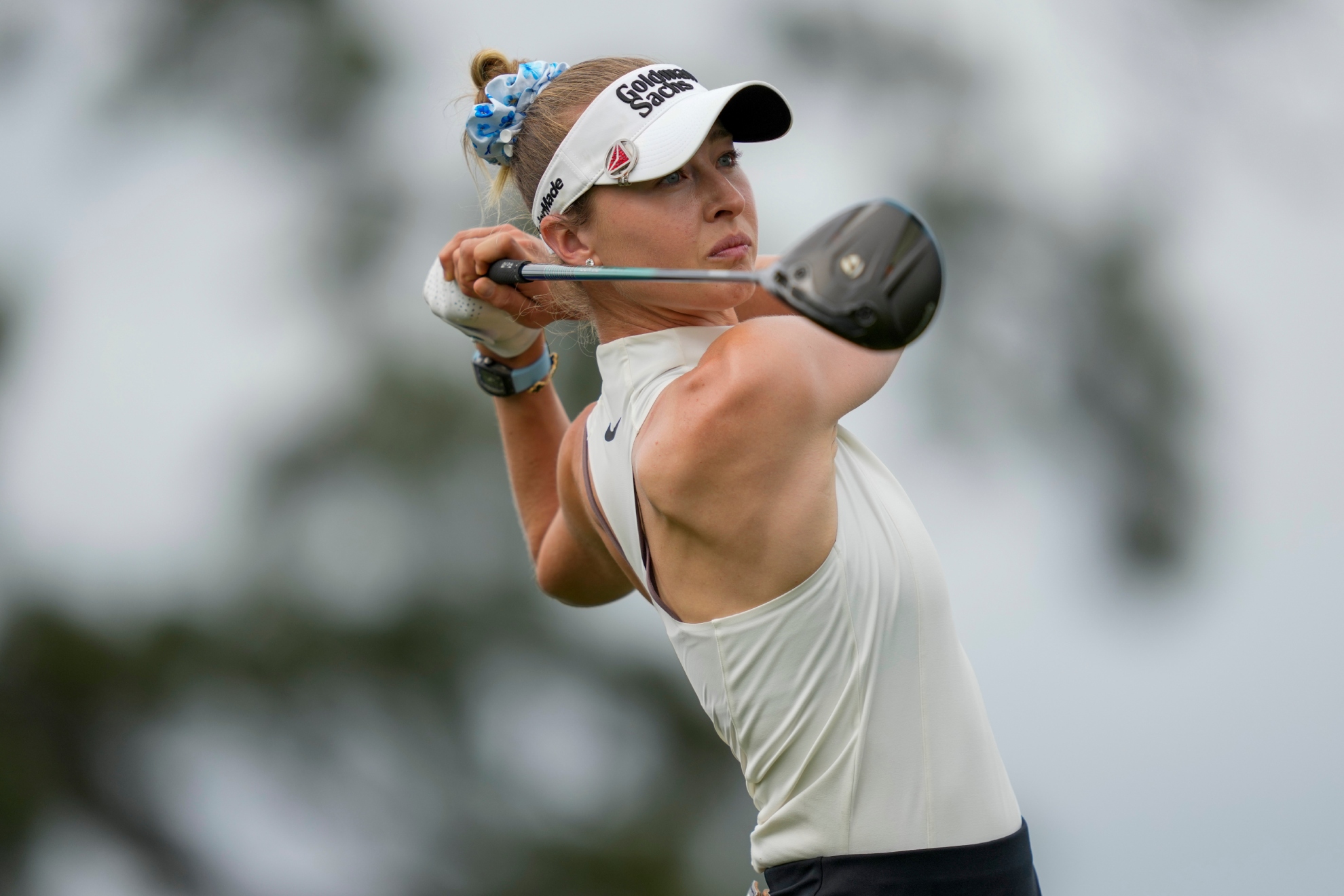 Nelly Korda se pone al frente del Chevron con dos españolas bajo par