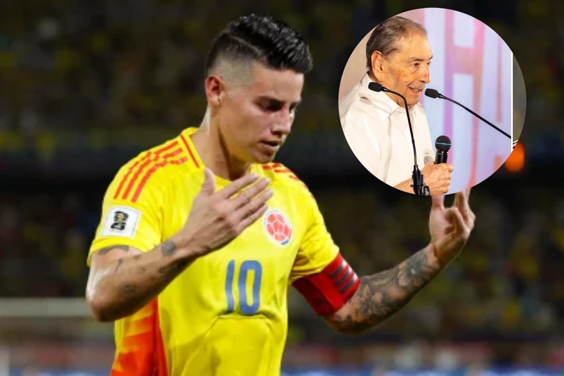 La demoledora crítica de Fuad Char a James Rodríguez: "Flojo de m..."