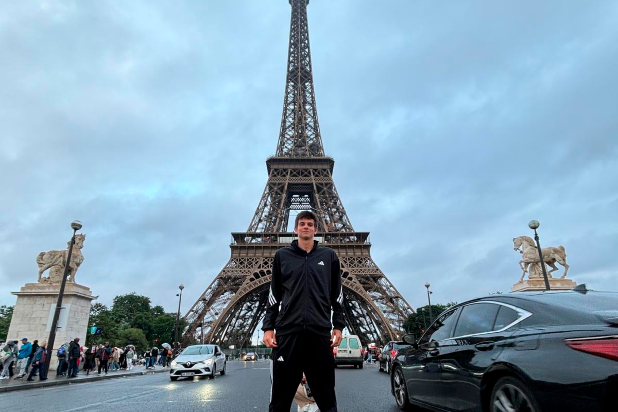 El primer viaje de Rafa Jódar a París, en imágenes