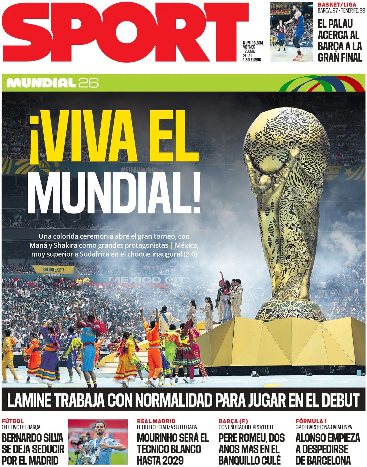 Las portadas del día: Bernardo al caer, viva el Mundial...