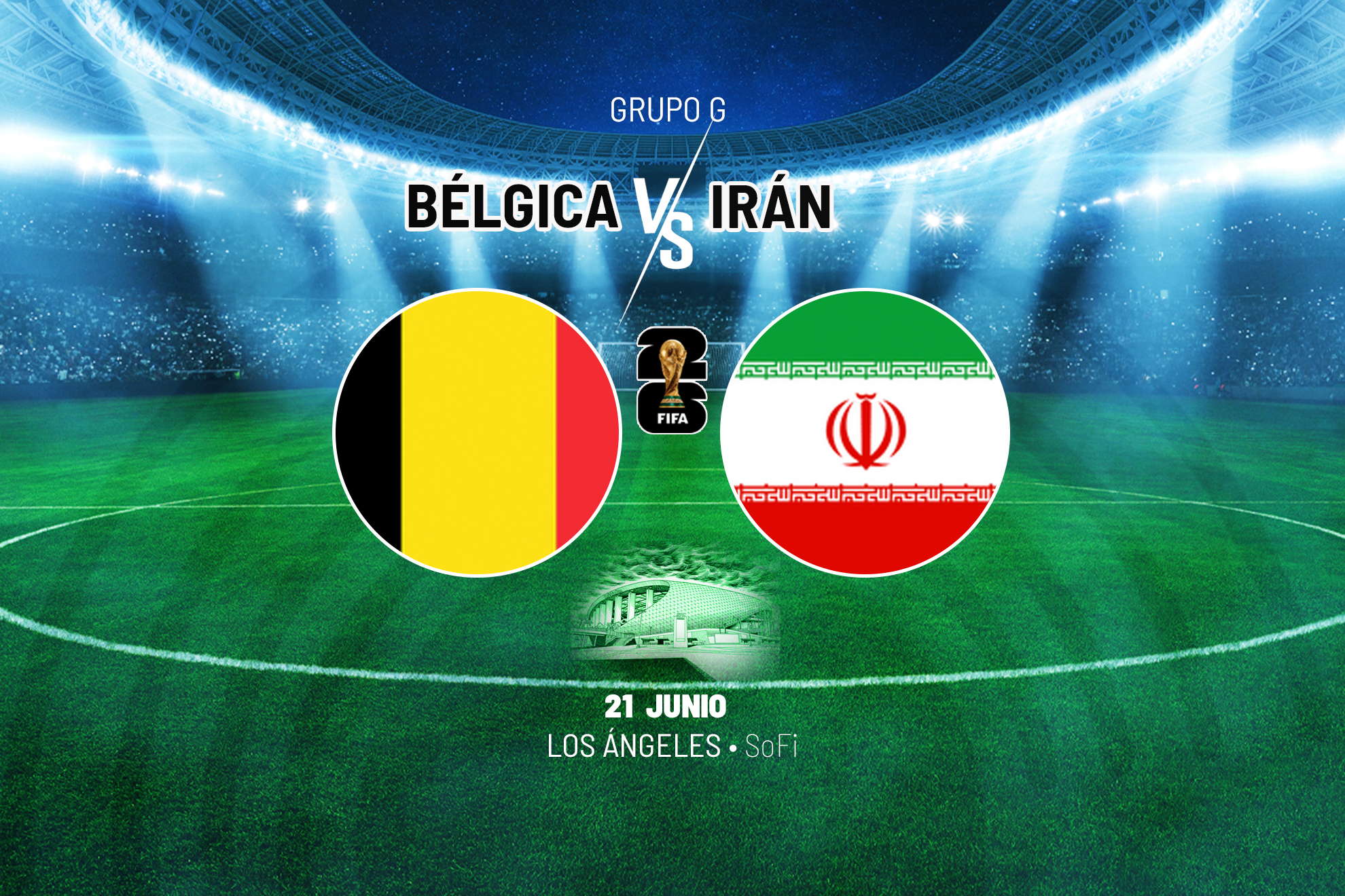 A qué hora es el Bélgica - Irán: horario, canal y dónde ver hoy en TV y ...
