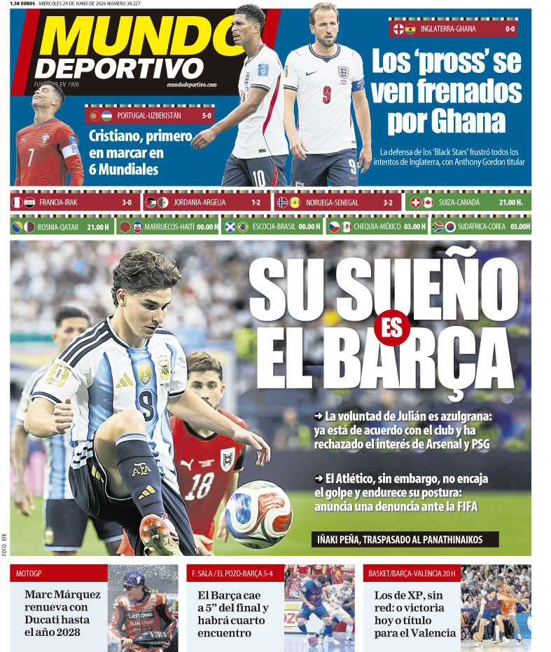 Las portadas del día
